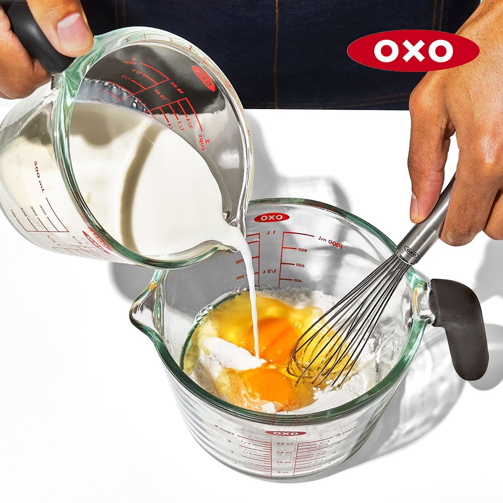 美國OXO 玻璃附蓋刻度量杯0.5L OX0103059A | 蝦皮購物
