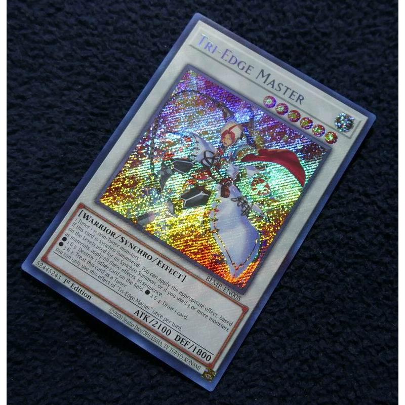 正版遊戲王 BLMR-EN008 美英1刷 斜鑽 三刃大師X1(M/NM)=23PR-JP002 | 蝦皮購物