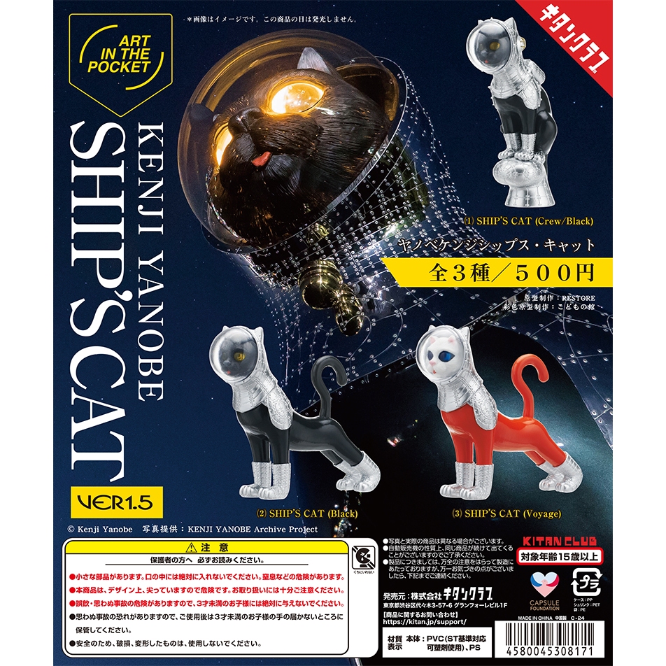 『Vic Toy』日版 KITAN 轉蛋 扭蛋 AIP 矢延憲司-SHIP'S CAT 美術館公仔 貓咪 Ver.1.5 | 蝦皮購物