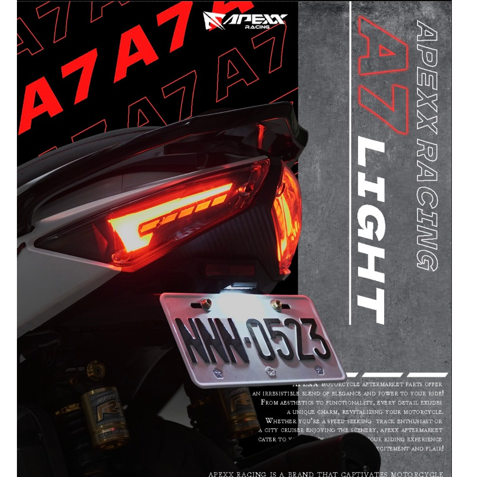 APEXX JET SL SR JETS 序列式 尾燈 流水 方向燈 驗車模式 跑馬燈 JETSL 158 JETSR | 蝦皮購物