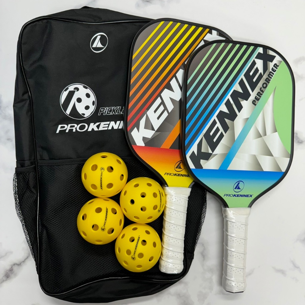 [現貨] 肯尼士 Prokennex 肯尼士玻璃纖維匹克球拍組 Performer Pickleball Set | 蝦皮購物