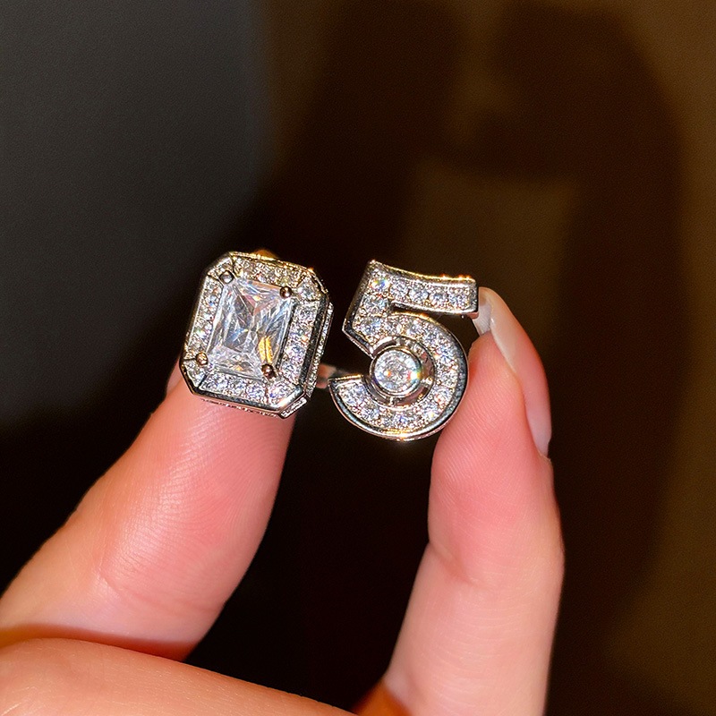 隔日到貨 COCO 520 滿鑽 3克拉 S925銀 摩星鑽 莫桑鑽 可調式戒圍 戒指1191 | 蝦皮購物