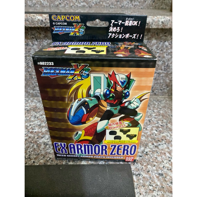[售] 早期 懷舊 CAPCOM ROCKMAN X3 洛克人EX ARMOR 艾克斯 ZERO 傑洛 模型 全新未組裝 | 蝦皮購物