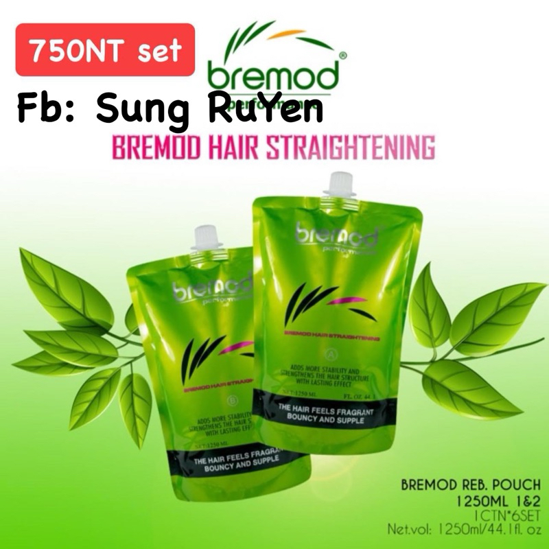 Bremod Hair Rebonding Set (1250ml each) | 蝦皮購物