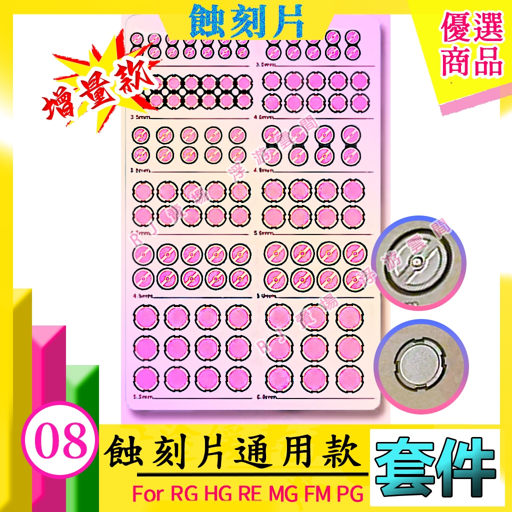 RJ 現貨 鋼彈 模型 不銹鋼 蝕刻片 HG RG MG PG 腿部 噴口 關節 改造 改件 GK MX008 008 | 蝦皮購物