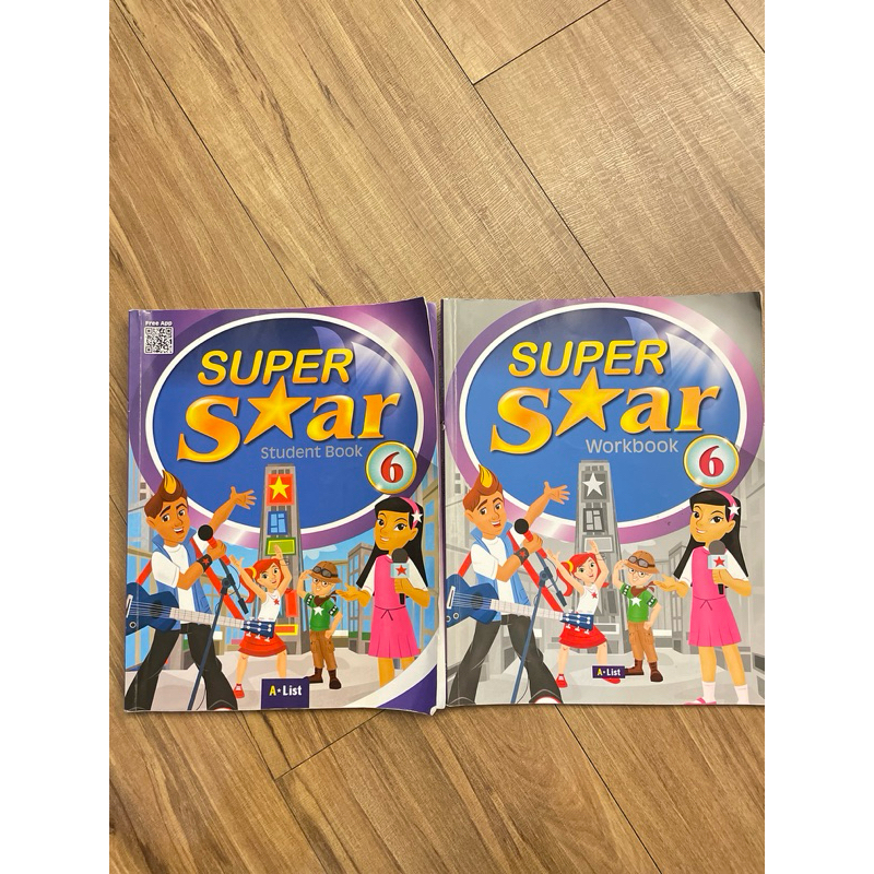 super star 6 student book + workbook 課本+練習本 免費app線上學習國小英文學習書 | 蝦皮購物