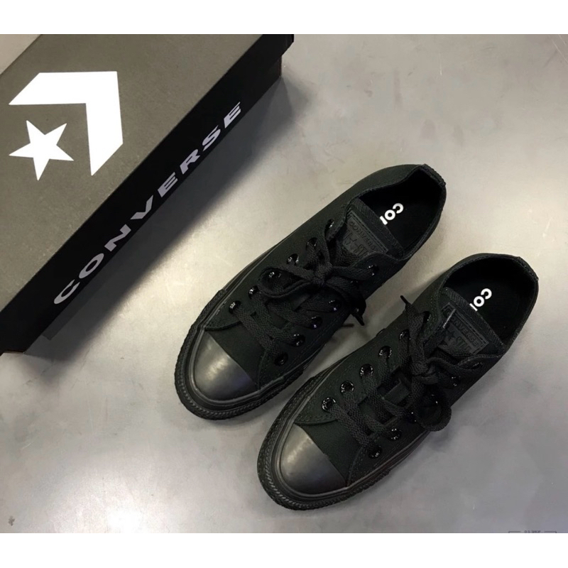 ➿二手➿Converse Chuck Taylor All Star黑色低筒帆布 全黑 M5039C | 蝦皮購物