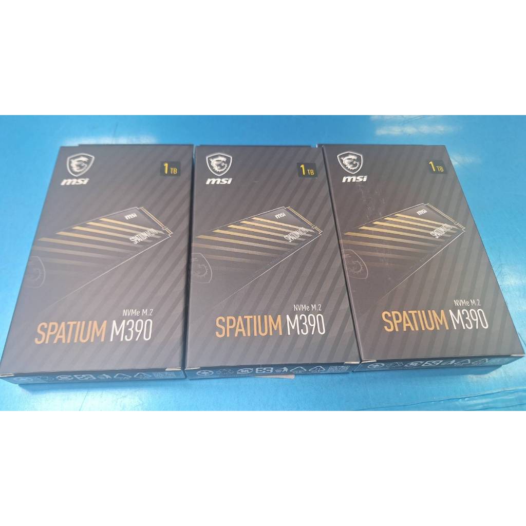 【3C-168】~$1790~MSI微星 SPATIUM M390 1TB NVMe M.2 SSD | 蝦皮購物