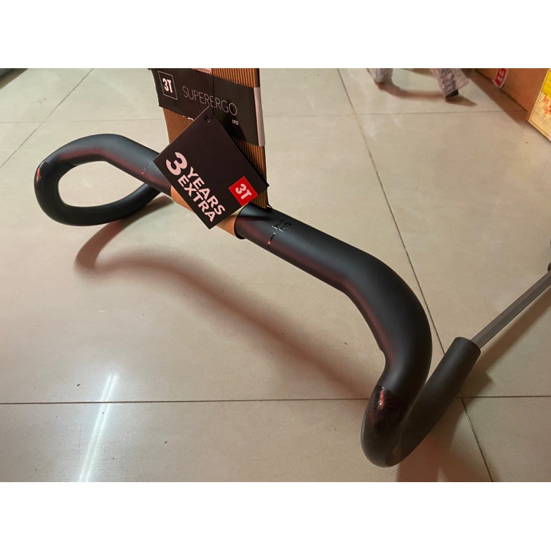 全新3T SUPERERGO LTD CARBON超輕量碳纖維公路車扁平小彎把(31.8/420mm) | 蝦皮購物