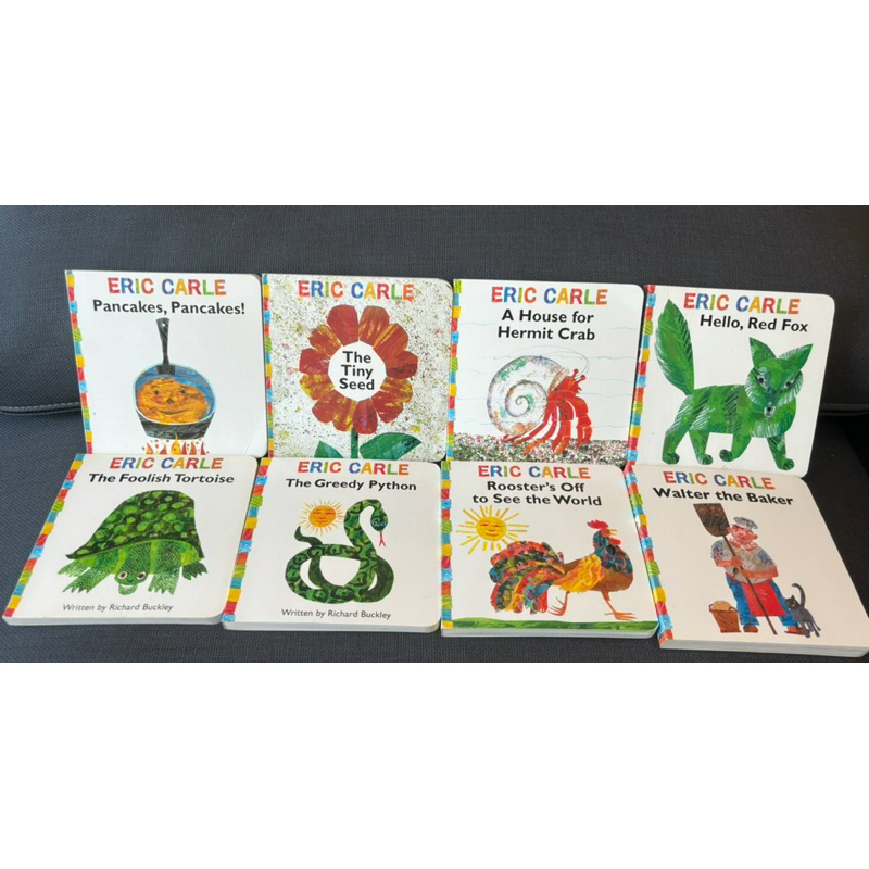 The Eric Carle Library: the tiny seed pancakes hello red fox | 蝦皮購物