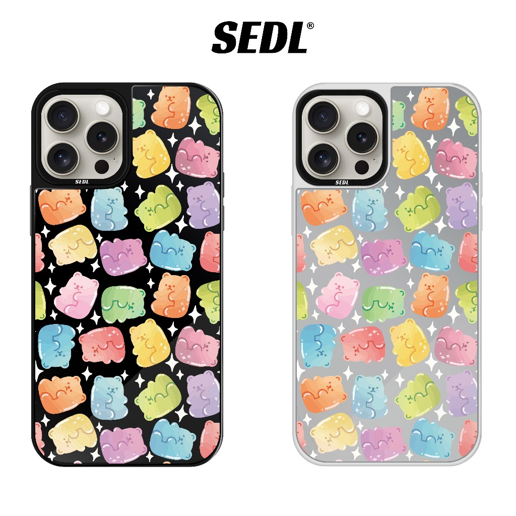 SEDL 小熊軟糖系列 iPhone MagSafe鏡面手機殼 12 13 14 15 Plus Pro Max 手機殼 | 蝦皮購物