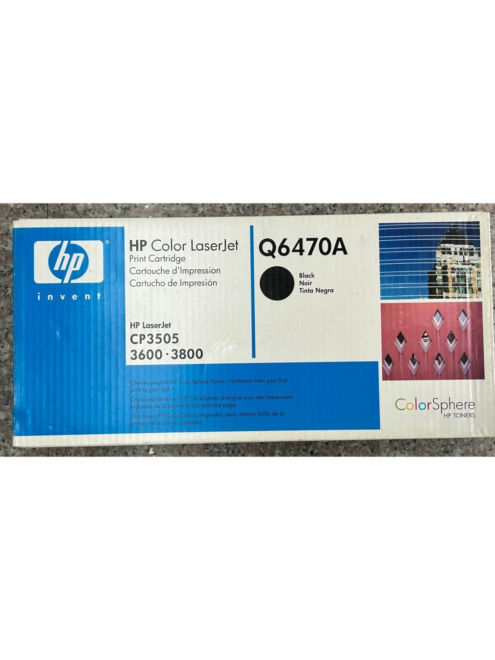(過期品)HP LaserJet CP3505/3600/3800 原廠黑色碳粉匣/Q6470A【全新外拆】 | 蝦皮購物