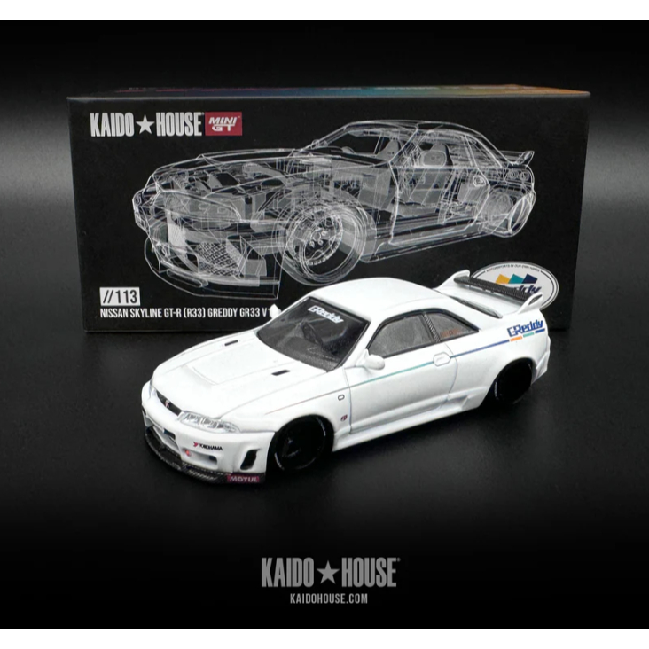 [玩三工作室] 消費滿599可加購 KAIDO 113 NISSAN SKYLINE GT-R (R33) GREDDY | 蝦皮購物