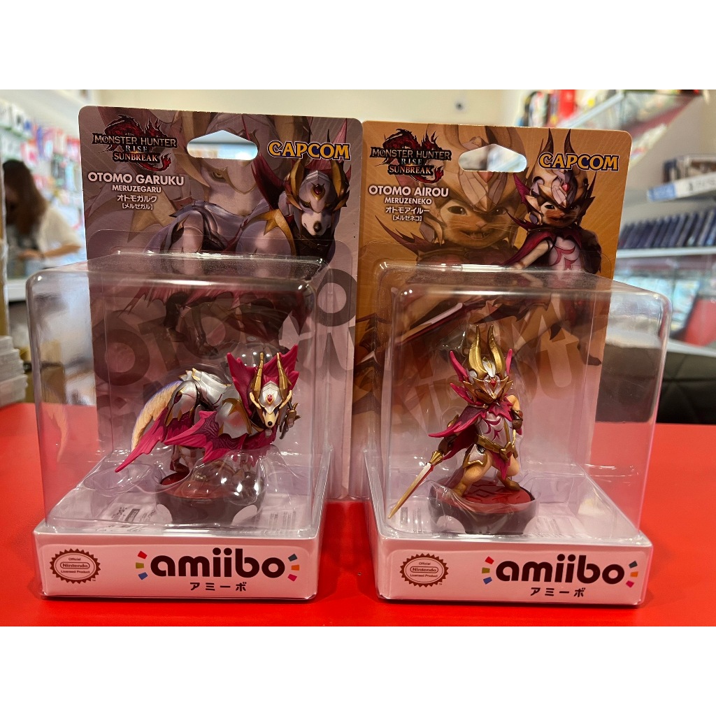 【紗紗電玩】NS Switch 魔物獵人 崛起 Amiibo 怨虎龍 隨從 加爾克 艾路 RISE 魔物獵人 MHR | 蝦皮購物
