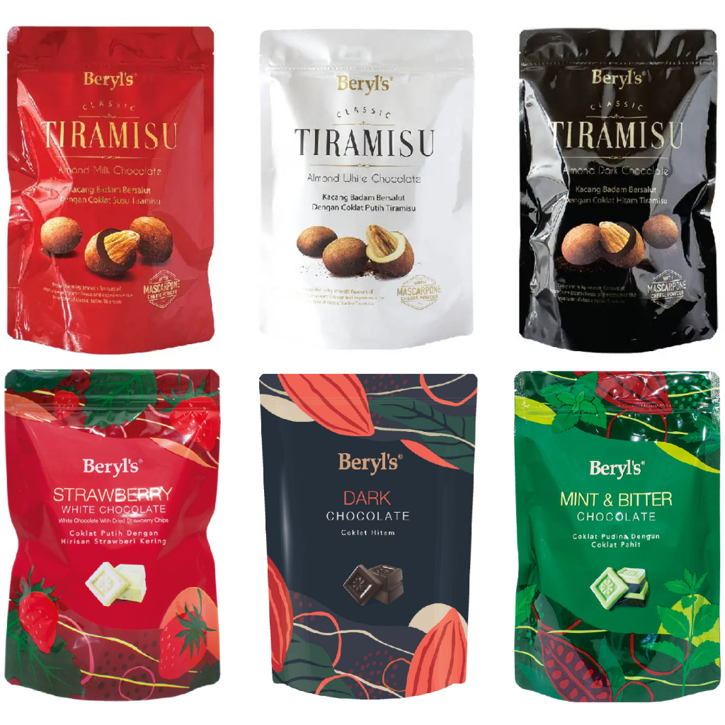 [現貨]Beryl’s 倍樂絲 tiramisu 提拉米蘇杏仁巧克力 馬來西亞產地直送，多種口味，獨享美味！ | 蝦皮購物