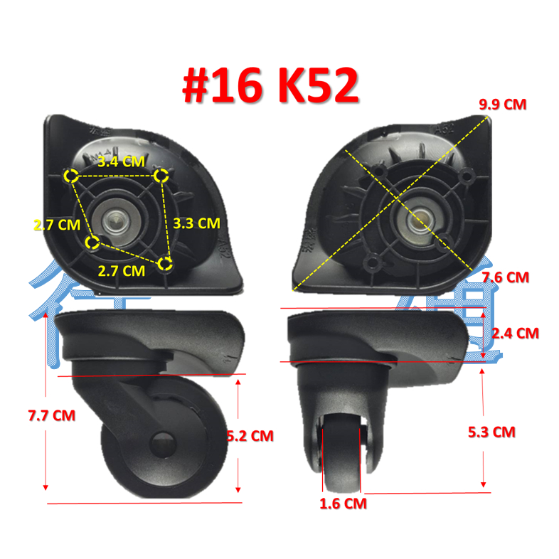 #16(台灣現貨) K52 TM50 行李箱輪子 旅行箱輪子 萬向輪 行李箱輪 行李輪子 登機箱輪子 行李箱輪子組 | 蝦皮購物