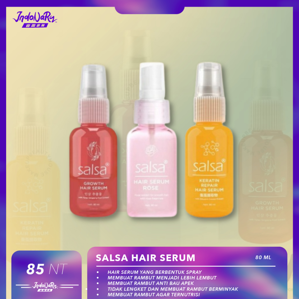 Salsa Hair Serum Growth Keratin Repair Hair Serum Rambut | 蝦皮購物