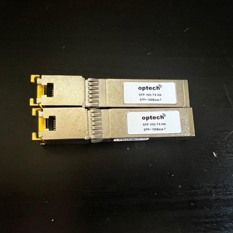 OPTECH SFP-10G-T SFP+ 10GBASE-T RJ45 乙太網路傳輸能力 RJ45模組 | 蝦皮購物