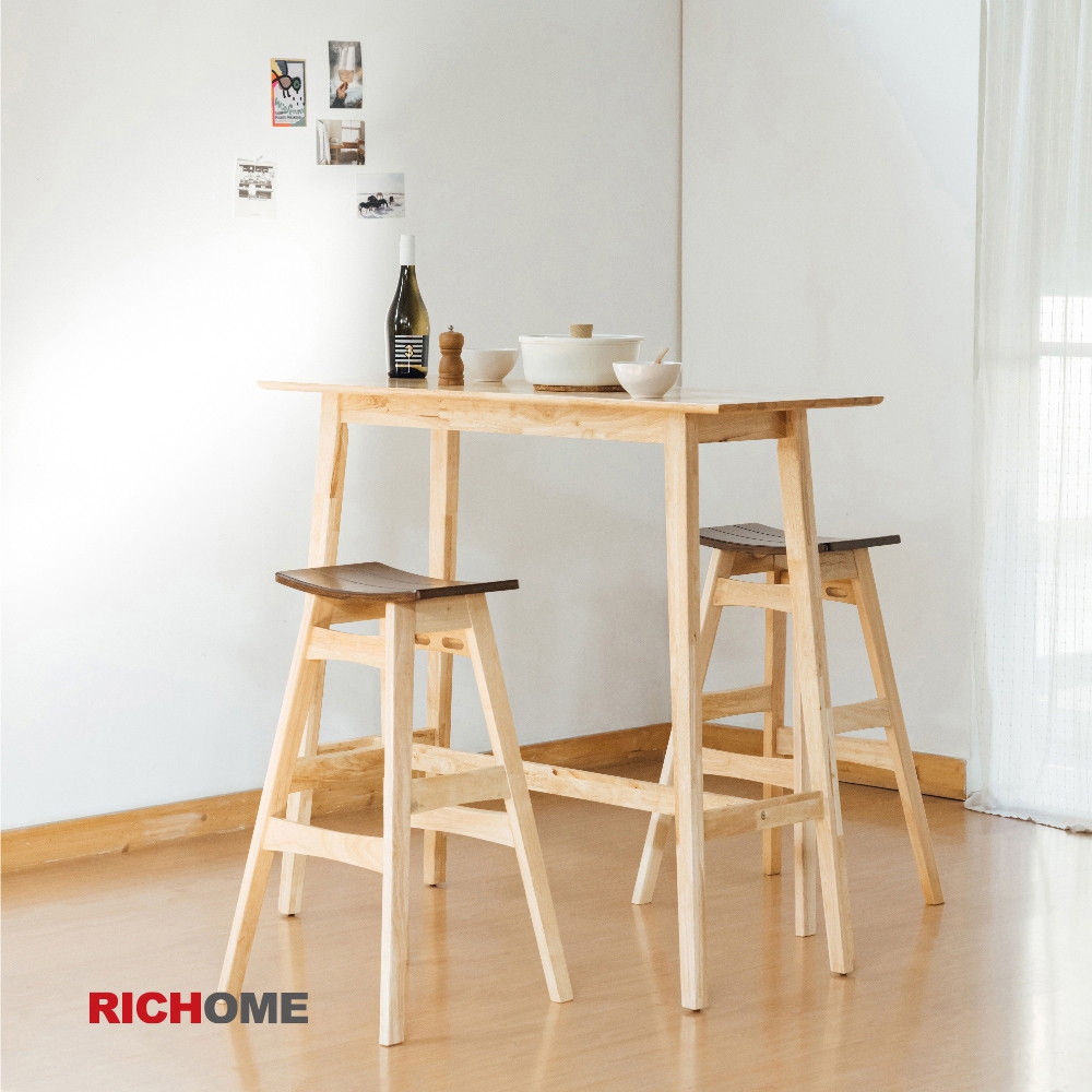 RICHOME 福利品 TA-435 TA-436 實木高腳桌 吧檯桌 吧台 高腳桌 餐桌 無印風 邊桌 | 蝦皮購物