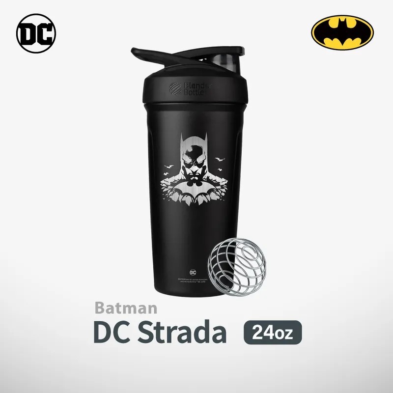 【樂森藥局】DC Blender Bottle® Strada 不鏽鋼隨行杯、蝙蝠俠24oz/710ml | 蝦皮購物