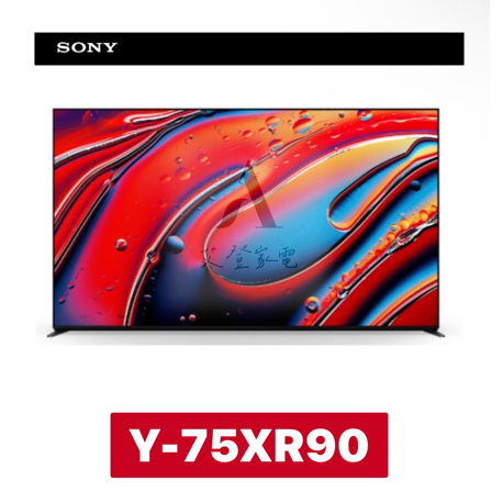【SONY 索尼】75吋 XR Mini LED 4K HDR Google TV 顯示器Y-75XR90,75XR90 | 蝦皮購物