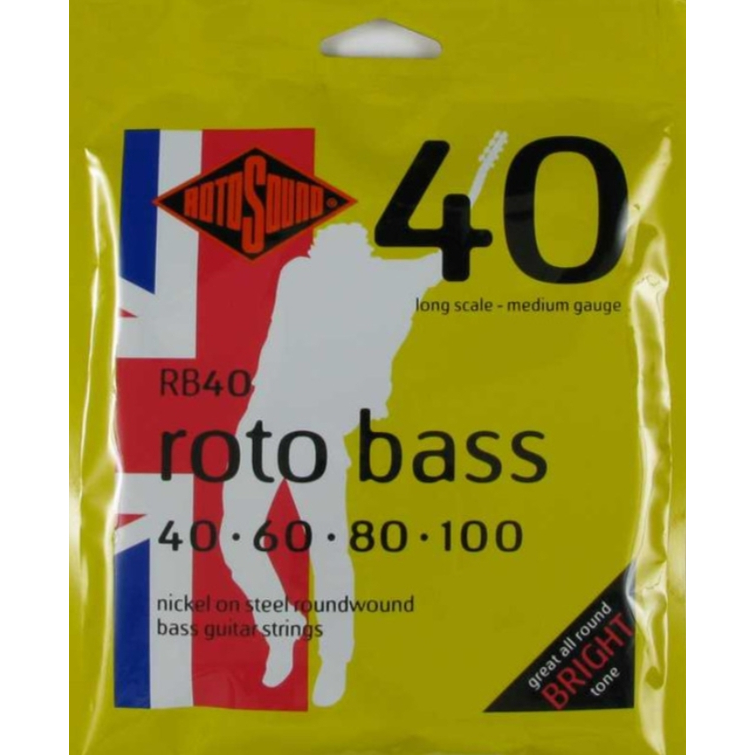 【Cross流行音樂中心】Rotosound RB40 (40-100) 貝斯弦 鎳弦 英國製 套弦 電貝斯弦 | 蝦皮購物