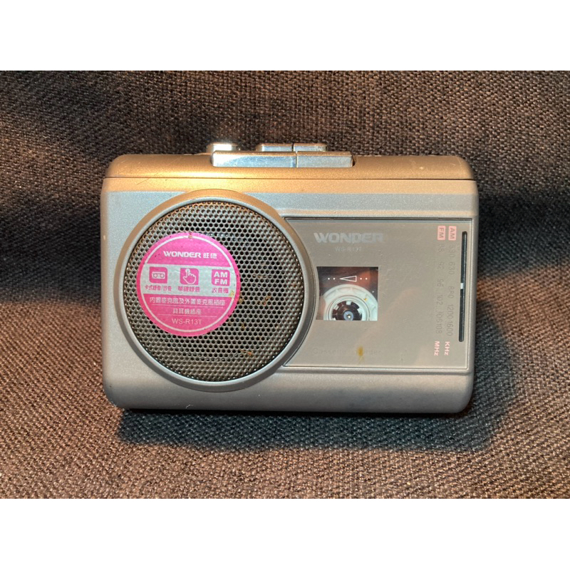 WONDER 旺德 型號：WS-R13T收音機卡帶隨身聽 無法使用 當零件機出售 | 蝦皮購物