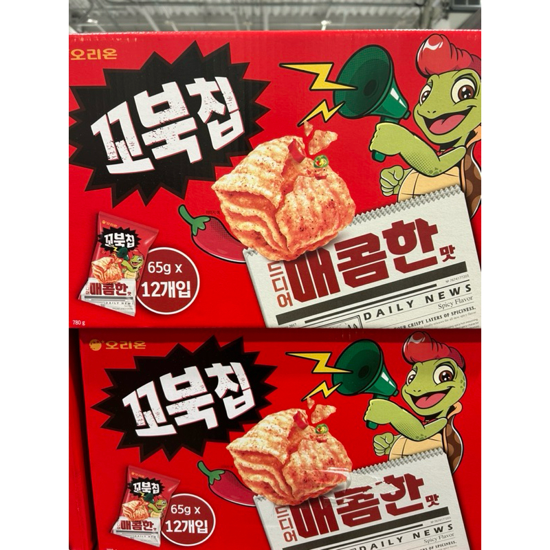 Costco 代購-好麗友 烏龜脆片 （韓式辣醬）780g | 蝦皮購物