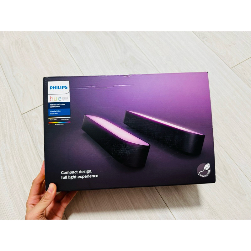 全新未拆 飛利浦Hue 智慧照明LED 全彩情境 Hue Play燈條雙入組-PH010 | 蝦皮購物