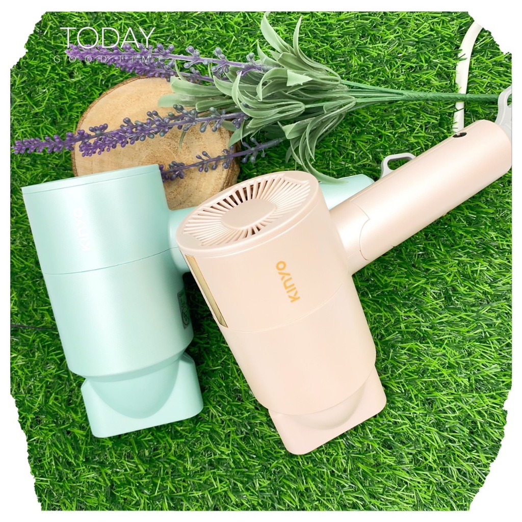 【KINYO】雙電壓負離子吹風機 (KH-111)~110V / 220V 國際雙電壓，粉紅 / 水藍 附收納袋 | 蝦皮購物