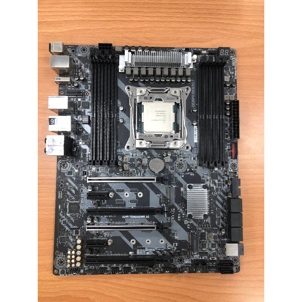 msi x299 tomahawk ac 工程主機板無擋板 x299cpu i7-7820x i9-7900x | 蝦皮購物