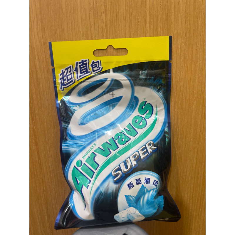 Airwaves Super 極酷嗆涼無糖口香糖-極酷薄荷 超值包62公克 | 蝦皮購物