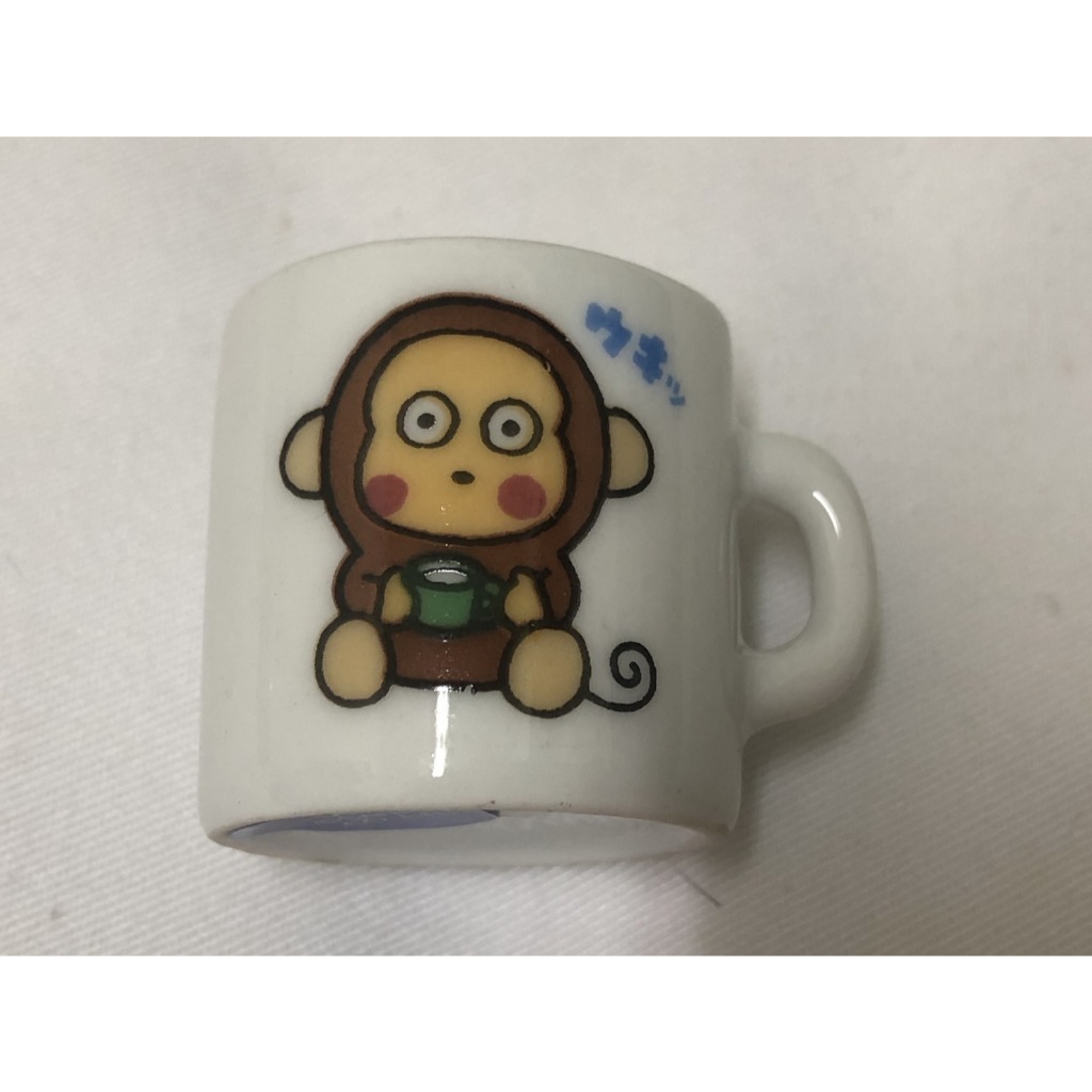 ＜采芳小舖＞馬騮仔 Monkichi 淘氣猴 sanrio 1997 迷你馬克杯 奶盅 扭蛋盒玩 | 蝦皮購物