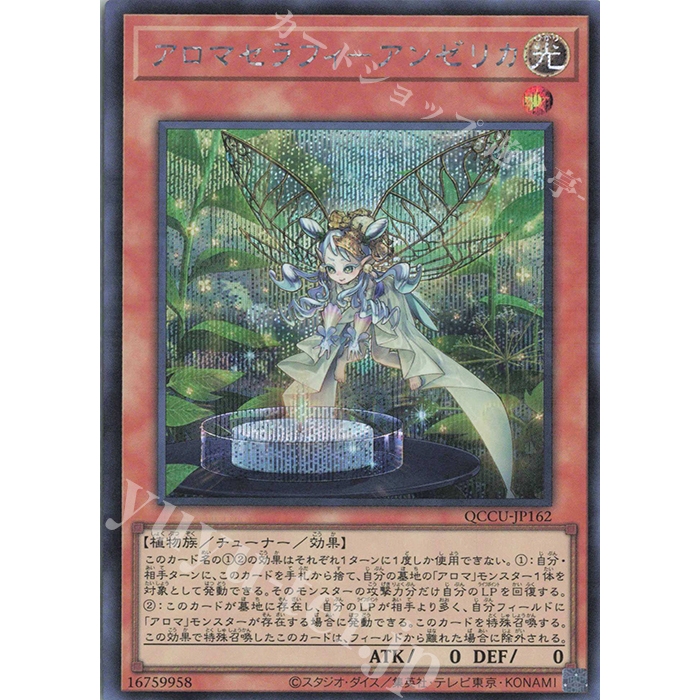 遊戲王 QCCU-JP162 芳香熾天使 歐白芷 半鑽 | 蝦皮購物