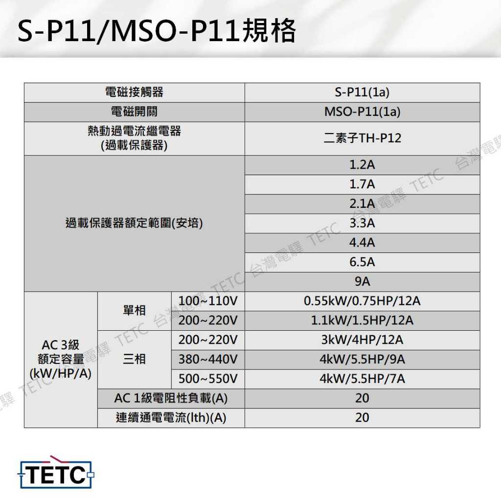 【下單前先聊聊】士林電機 交流P系列 電磁接觸器S-P11 S-P12/電磁開關MSO-P11 MSO-P12公司貨 | 蝦皮購物