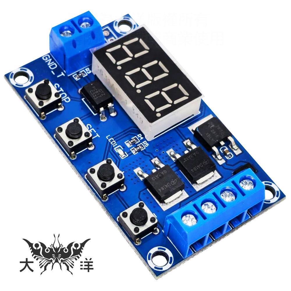 JZ-802 DC5~36V 雙MOS循環延時開關模組 K0424 控制電機 燈泡 LED燈帶 直流馬達 微型水泵 | 蝦皮購物