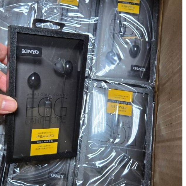 【現貨速出🔥蝦皮代開發票】 KINYO IPEM-853蛋形耳機麥克風/音樂耳機 有線耳機 入耳式有線耳機 美律 | 蝦皮購物