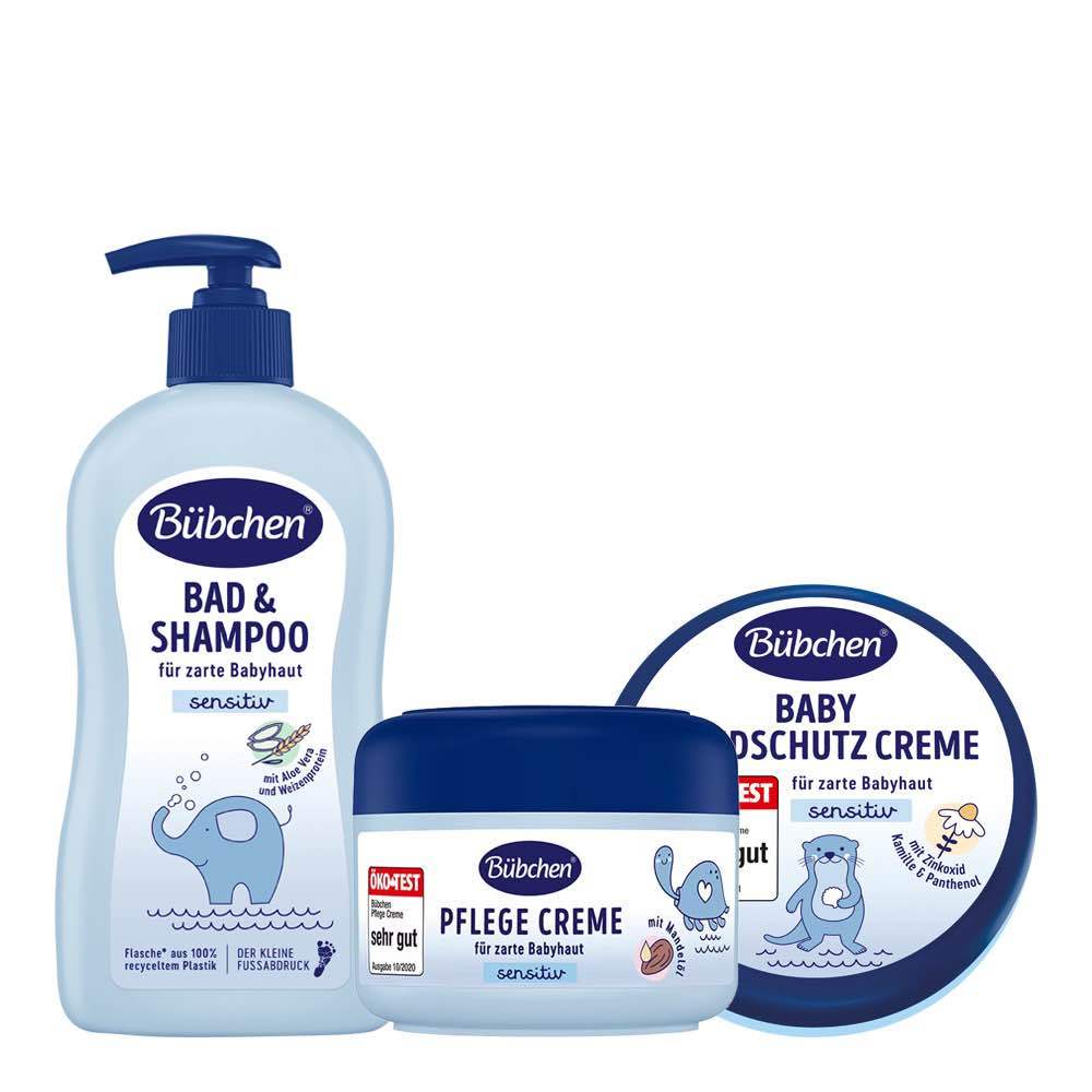 🔴台灣總代理🔴【Bubchen 貝臣】萬用護膚膏150ml+雪花膏75ml+雙效洗髮沐浴露400ml | 蝦皮購物