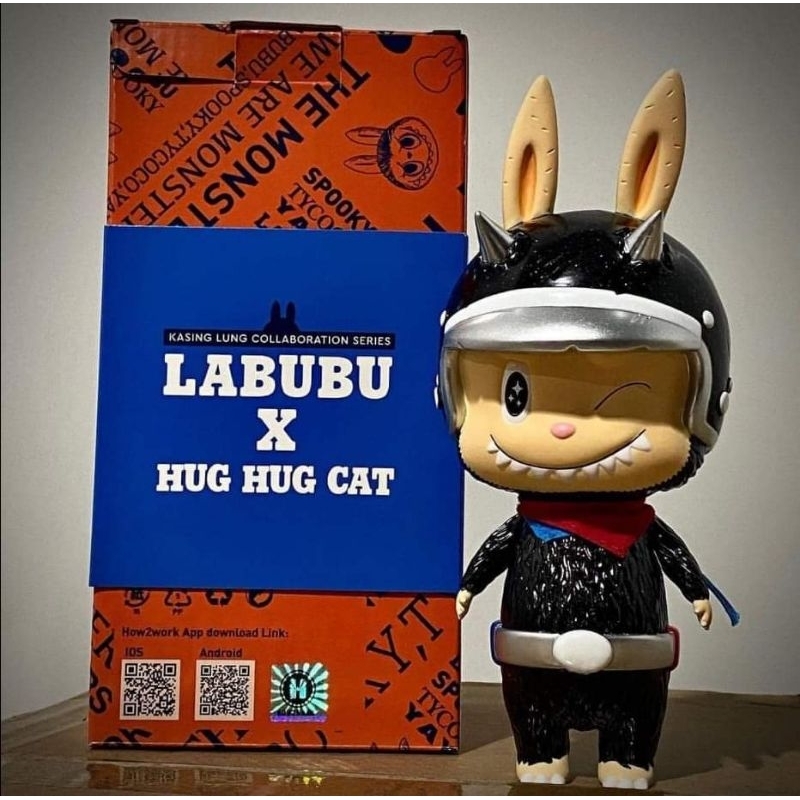 Labubu hug hug cat X Kasinglung 抱抱貓 聯名 限量 限定 抽選 zimomo ttf | 蝦皮購物