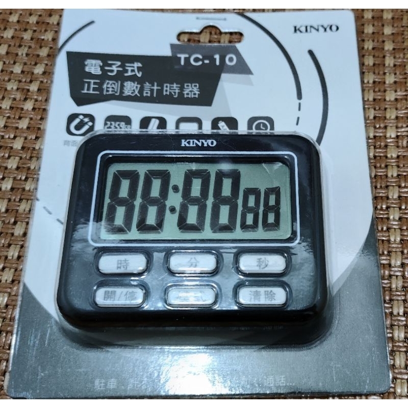 【KINYO】電子式24小時大螢幕正倒數計時器(TC-10) | 蝦皮購物