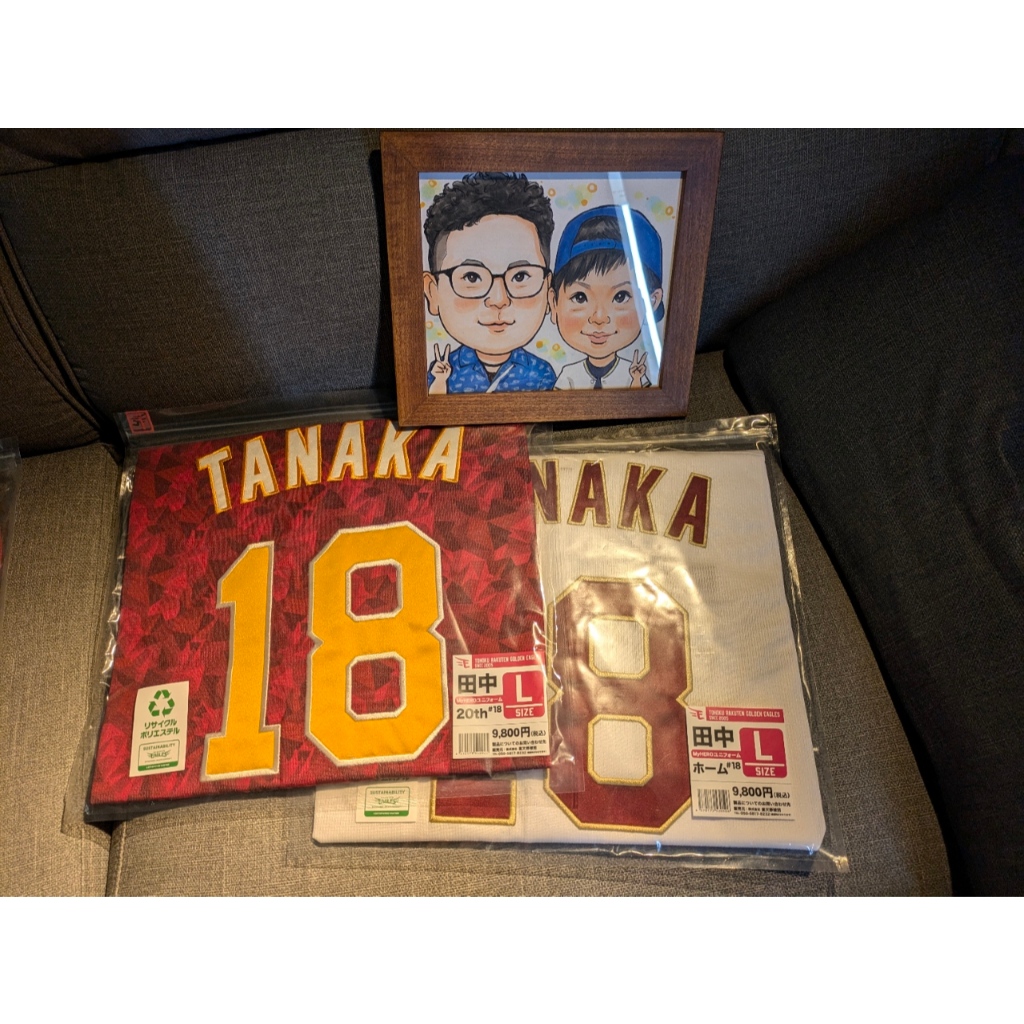 黏爸打選貨_24小時出貨-NPB 日本職棒 東北樂天金鷹 田中將大 TANAKA 主場 HERO L號 2024年 絕版 | 蝦皮購物