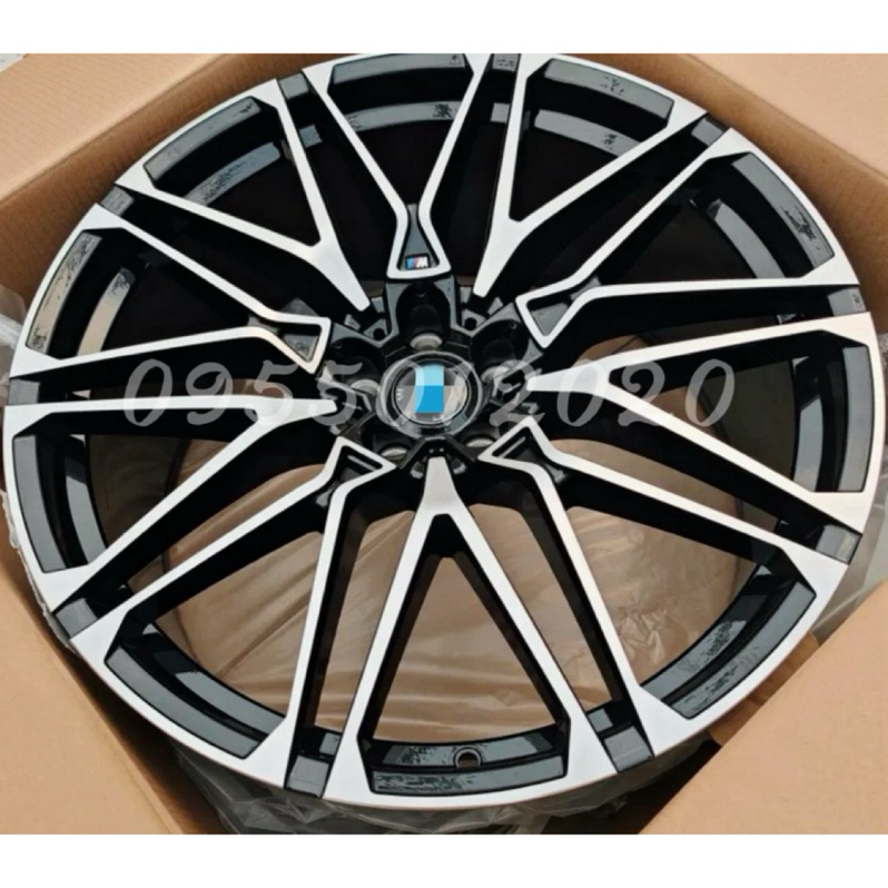 全新類BMW X5M-X6M原廠818M式樣新款G系5孔112前後配21吋22吋鋁圈G05/X5/G06/X6 | 蝦皮購物