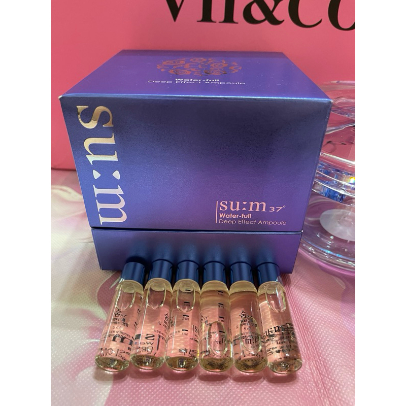 su:m37活水潤澤長酵能量安瓶5ML 保期2025年 附韓國專櫃外盒 甦秘 保濕安瓶 | 蝦皮購物