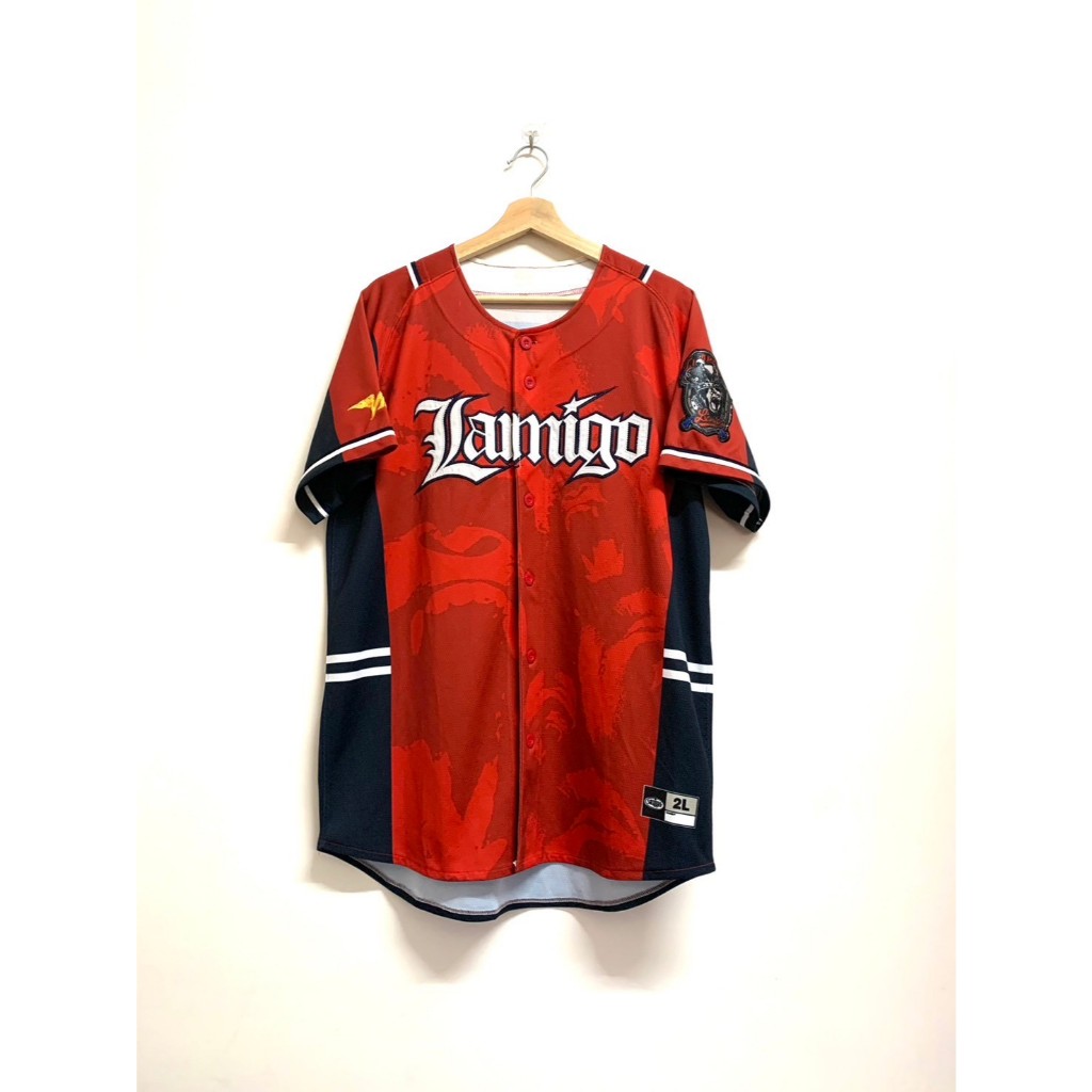 【浣熊選物】CPBL Lamigo Monkeys Jersey 中華職棒桃猿隊絕版棒球衣 | 蝦皮購物