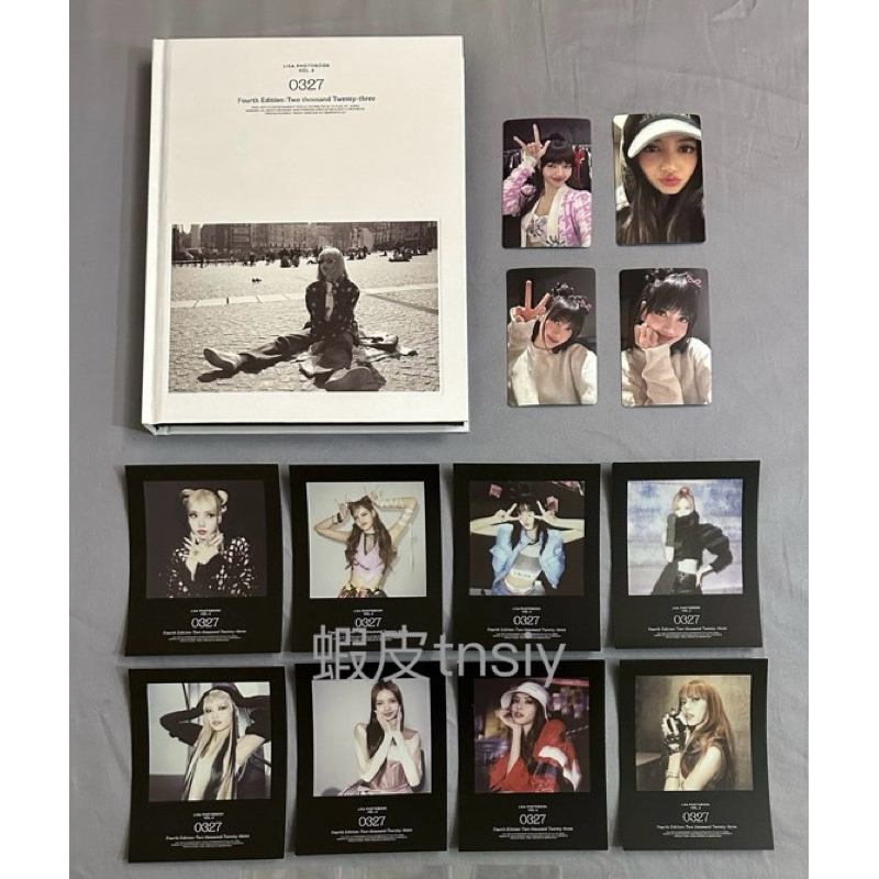現貨 Blackpink Lisa 0327 vol.4 寫真書 photobook 小卡 拍立得 官方 | 蝦皮購物