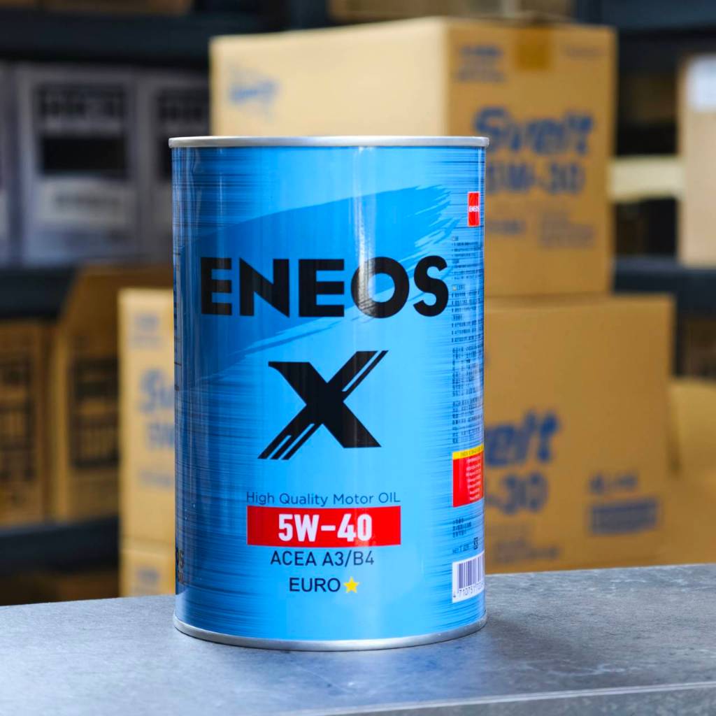 公司貨 新日本石油 X EURO★ 5W40 歐洲認證 藍罐 ENEOS 5W-40 鐵罐 全合成機油 原SUSTINA | 蝦皮購物