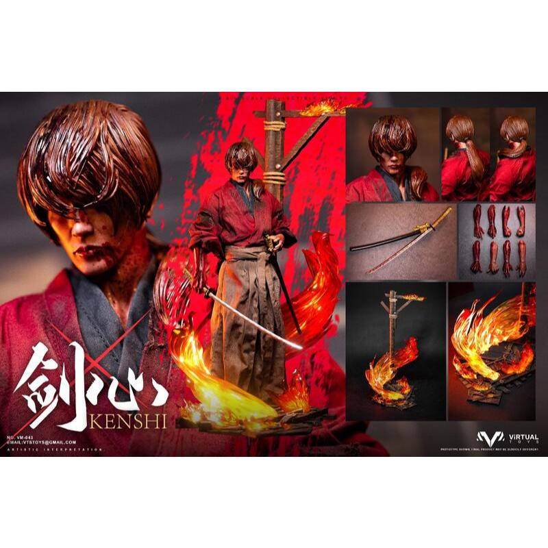 【玩具他爸】現貨 VTSTOYS 1/6 KENSHI 劍心 VM-043B決戰版 | 蝦皮購物