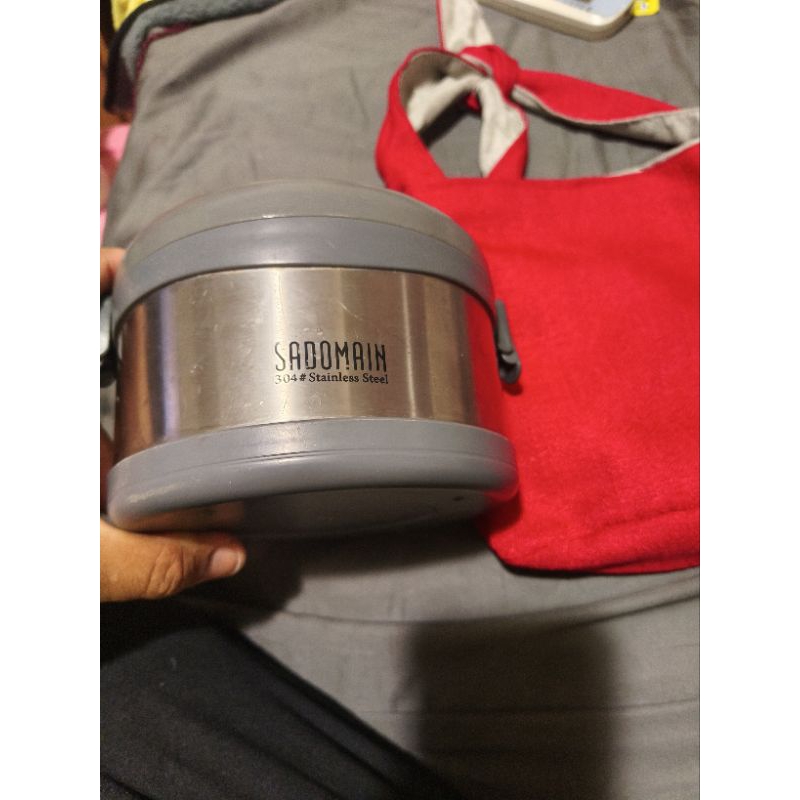 仙德曼 SADOMAIN 真空斷熱保溫飯盒 950ML 保溫餐盒便當盒 含袋子 LB950 燜燒 悶燒鍋 台灣製 mit | 蝦皮購物
