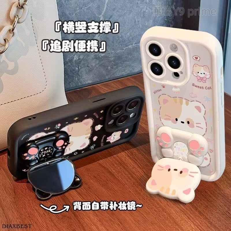 卡通貓咪 防摔手機殼 華爲Y9 prime 2019 nova3 3e 4e 5T mate20 P20 P30 pro | 蝦皮購物