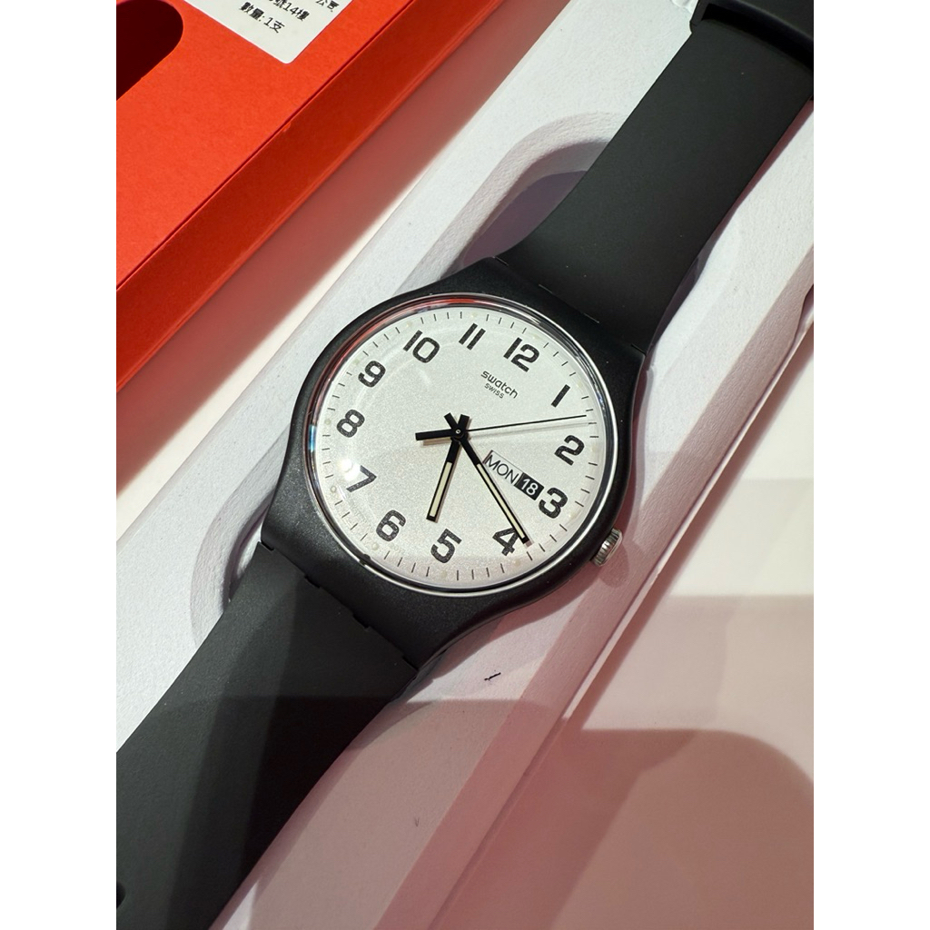 Swatch TWICE AGAIN AGAIN 經典手錶/瑞士製造 SO29B703 (41mm) | 蝦皮購物
